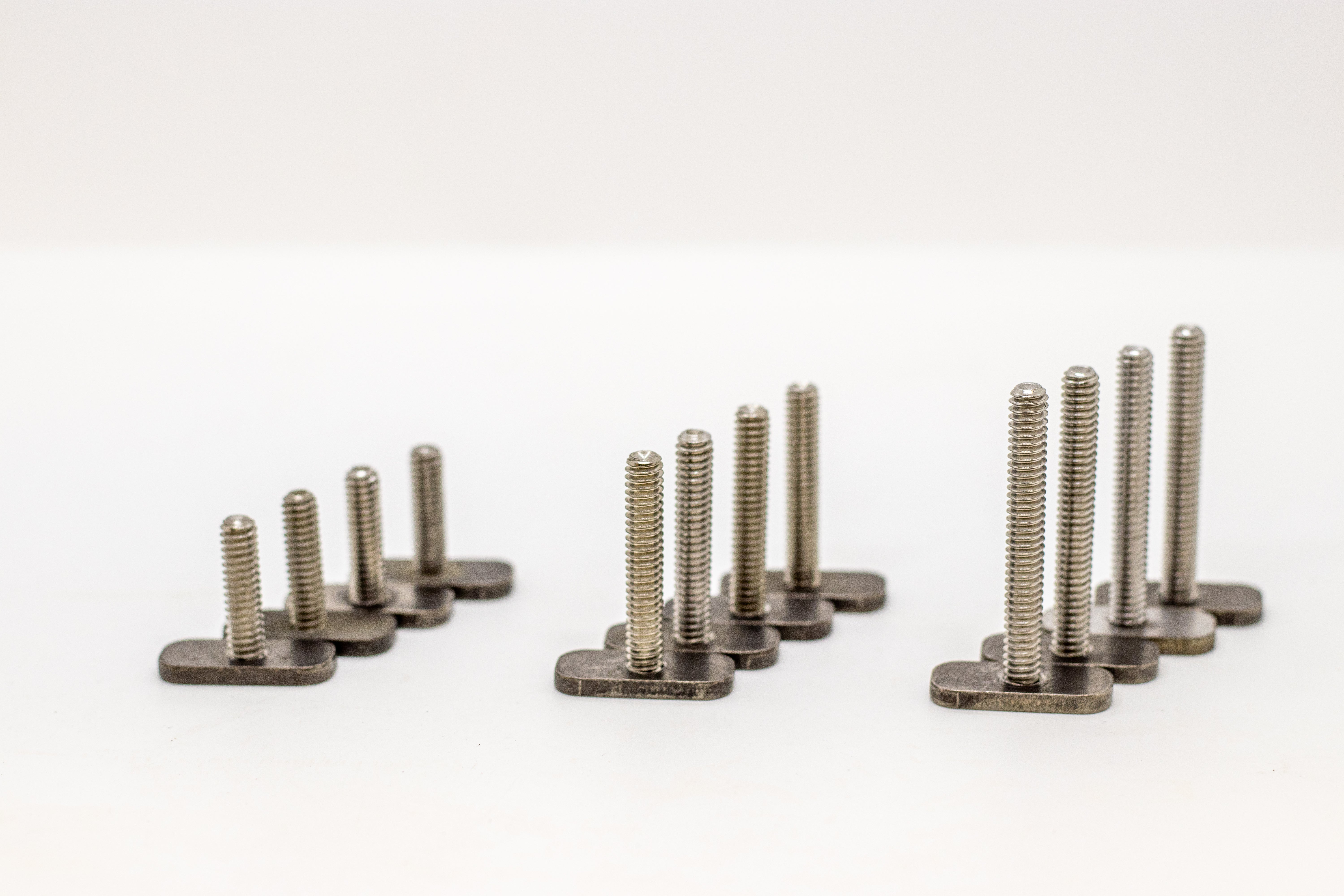 DUBRO Fishing Track Bolts–Stainless Track Mounting Hardware